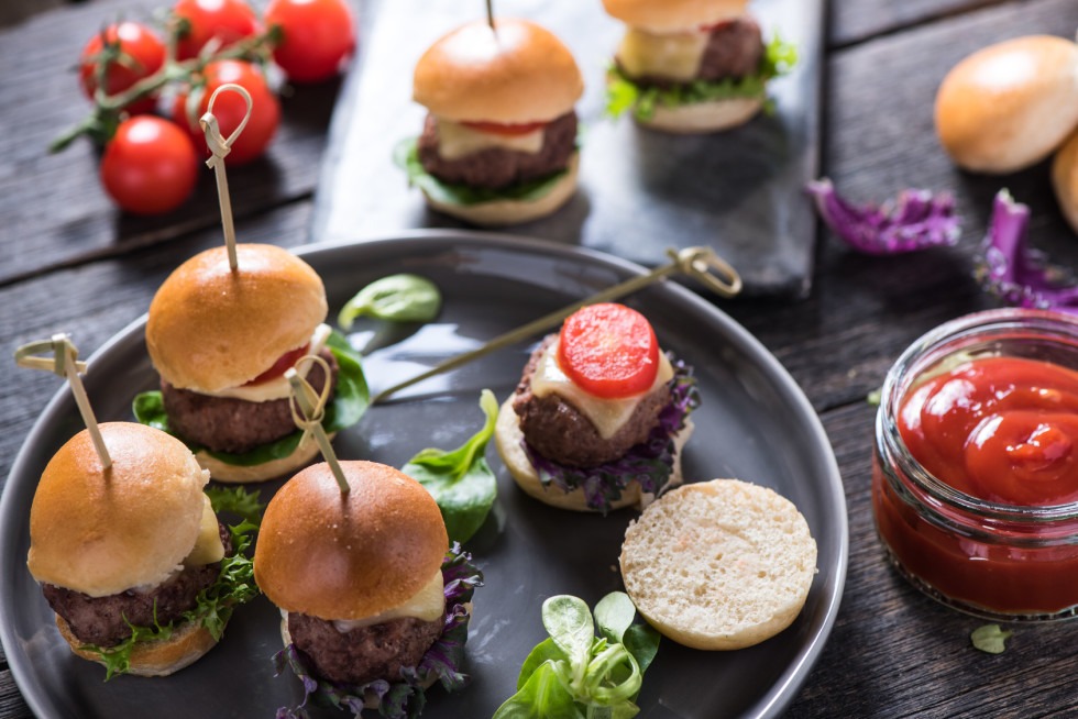 Dry-Aged Beef Mini Burger with Cheddar Cheese - Dry Ager Australia & NZ